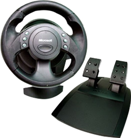 Microsoft Sidewinder Force Feedback Wheel and Pedals, B - CeX (UK): - Buy, Sell, Donate